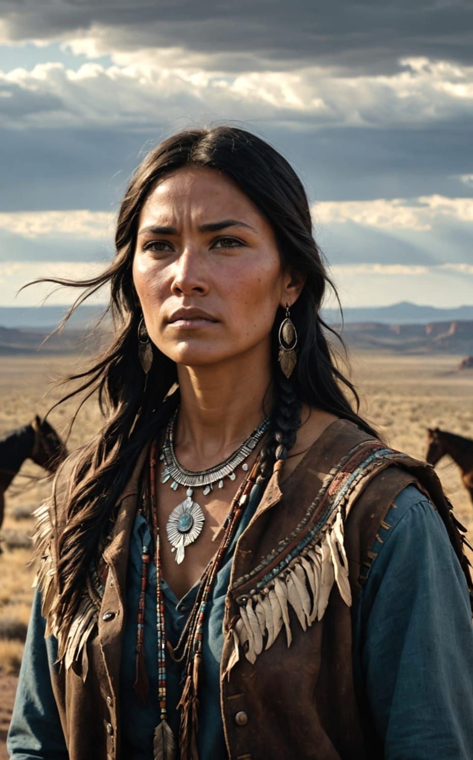 Watching the prairie - Native American Woman Reflects on a B...