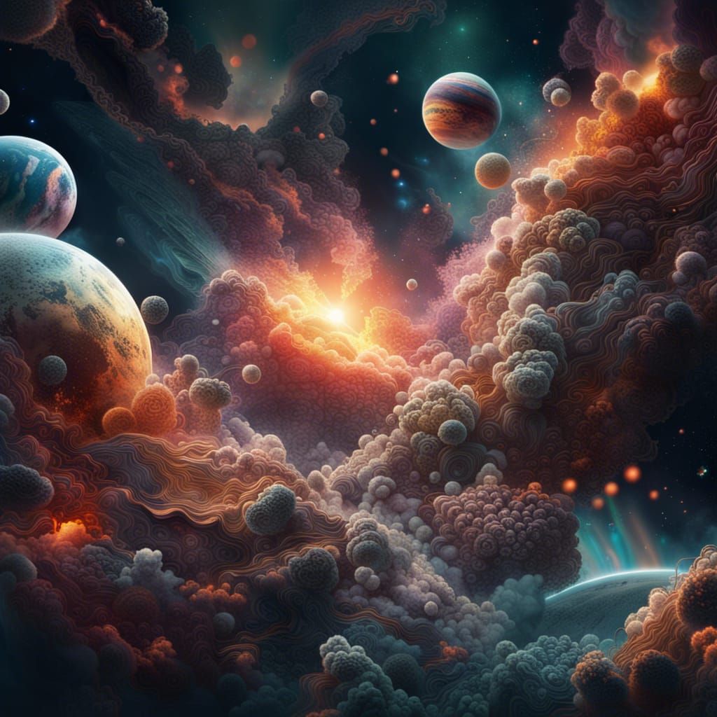 Cosmic Catastrophe - AI Generated Artwork - NightCafe Creator