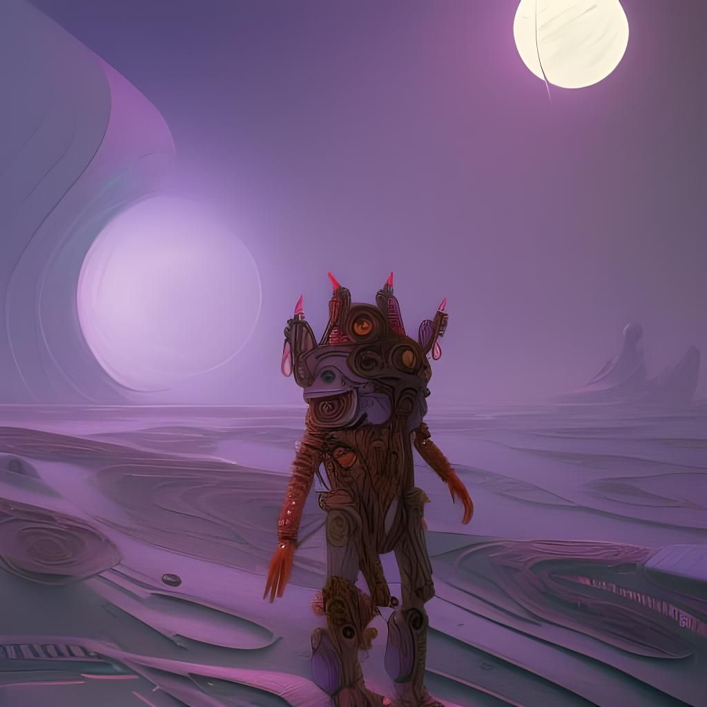 The Techno-Fashion Wasteland of White Dwarves - AI Generated Artwork ...