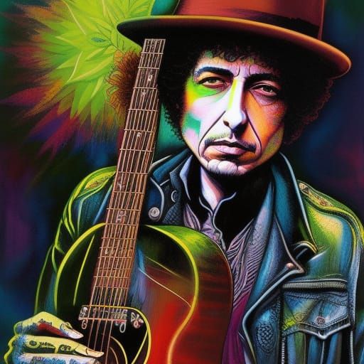 Bob Dylan - AI Generated Artwork - NightCafe Creator