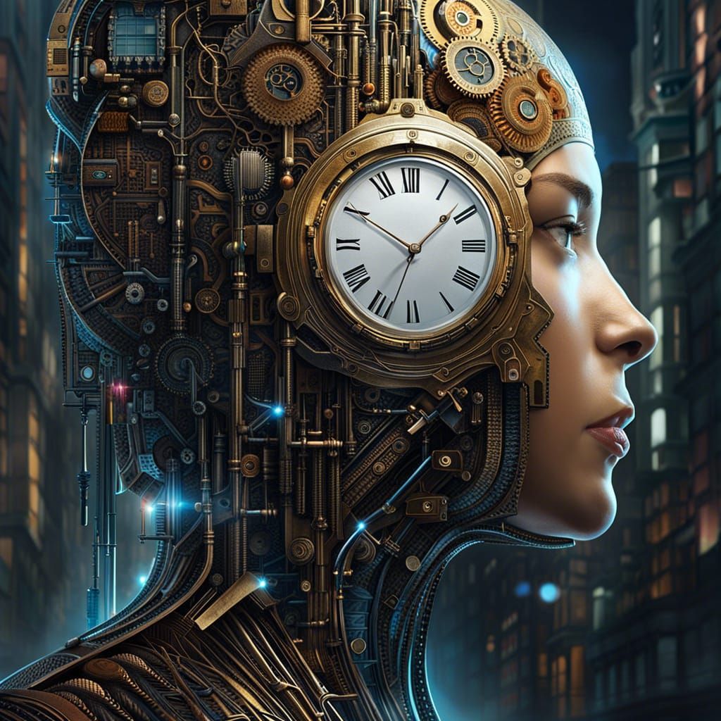 The Concept of Time - AI Generated Artwork - NightCafe Creator