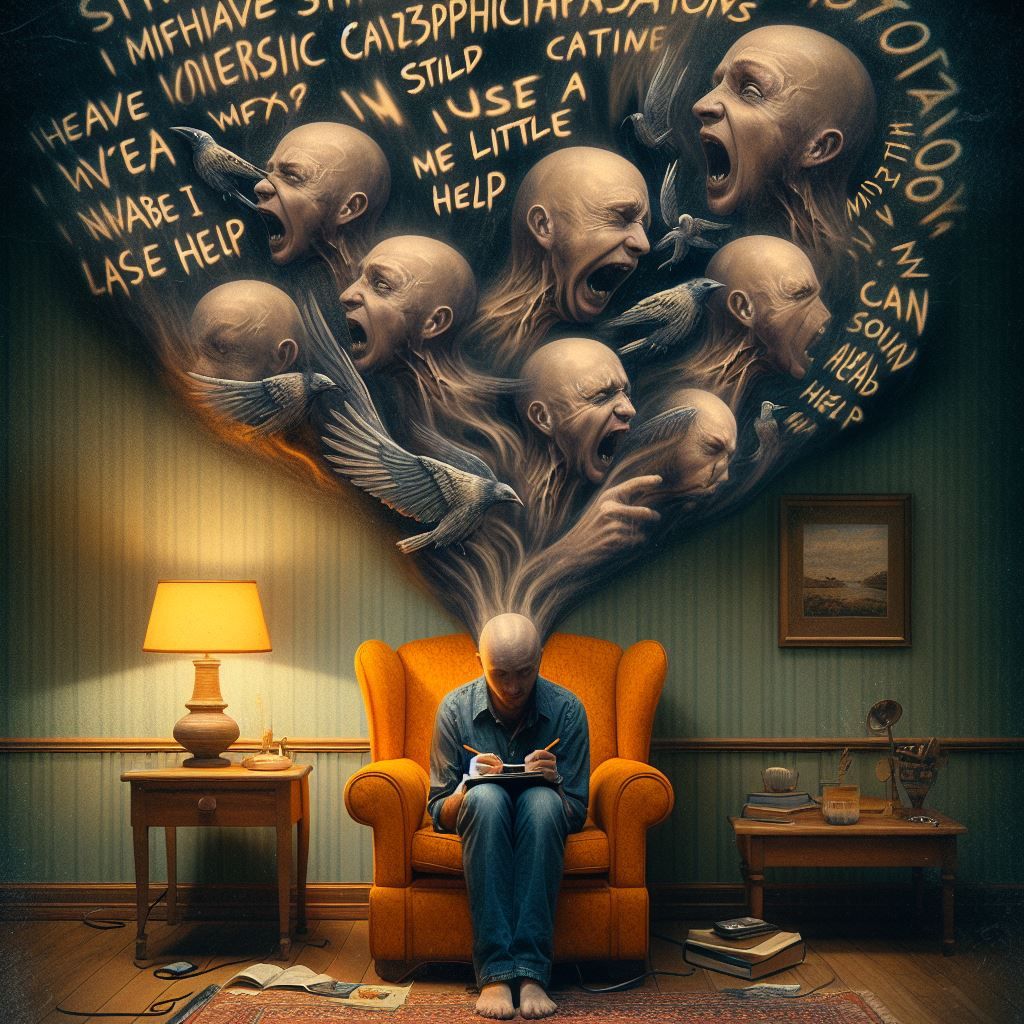 Schizophrenic conversations, That I'm always having with myself - AI ...