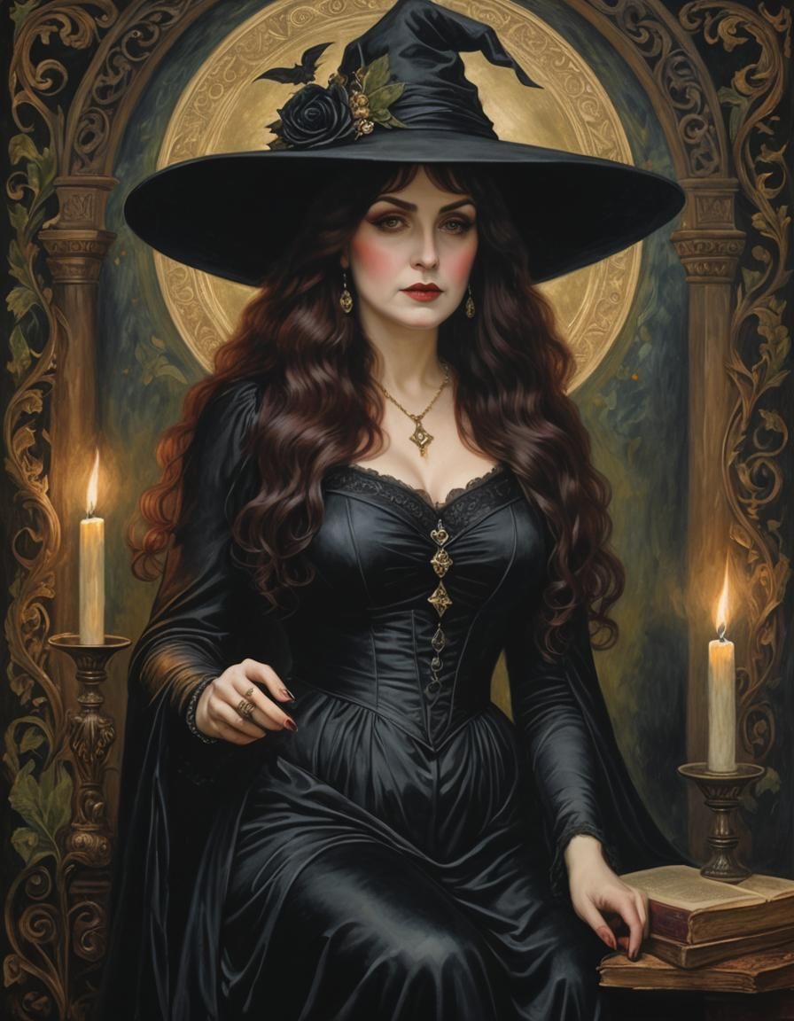 Victorian Witchcraft - AI Generated Artwork - NightCafe Creator