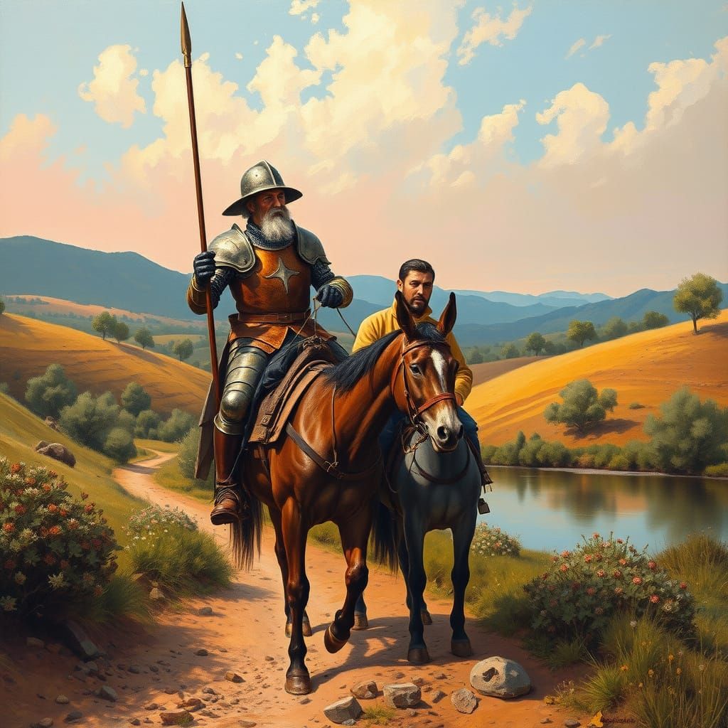 Don Quixote - Don Quixote in Rustic Splendor