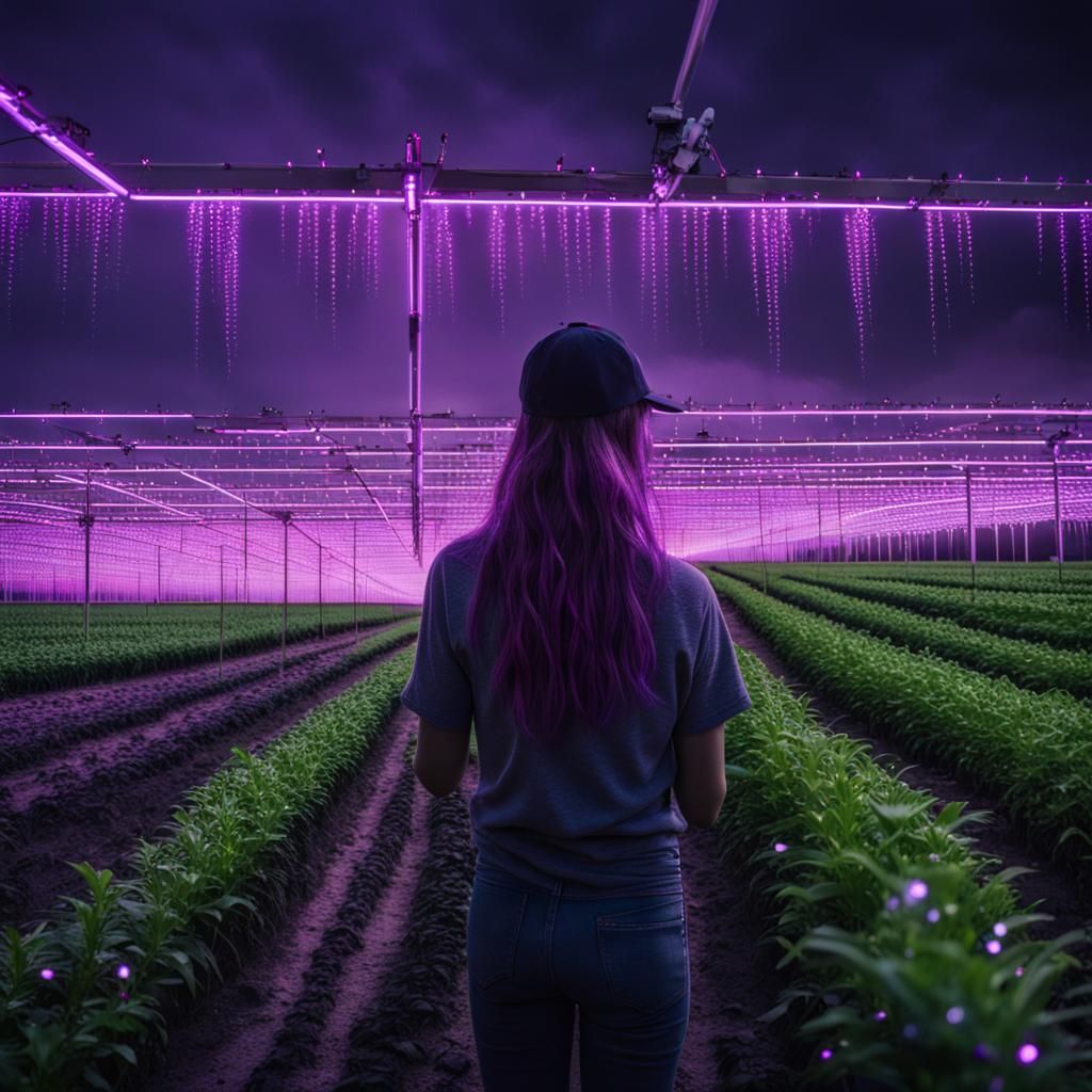 The Future of Farming - AI Generated Artwork - NightCafe Creator