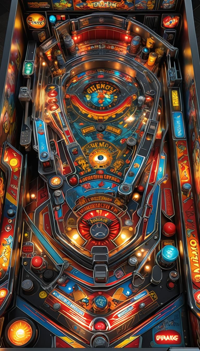 The Pinball - AI Generated Artwork - NightCafe Creator