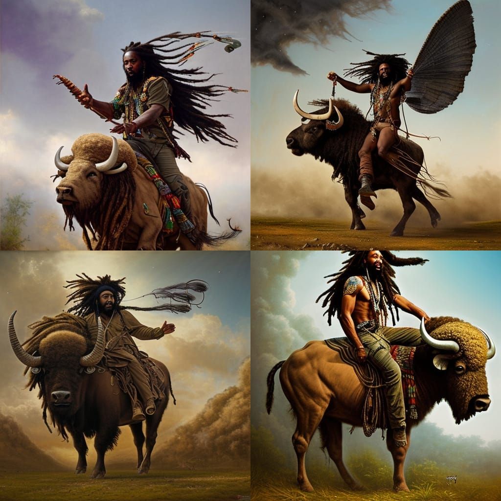 Buffalo Soldier, dreadlock Rasta - AI Generated Artwork - NightCafe Creator