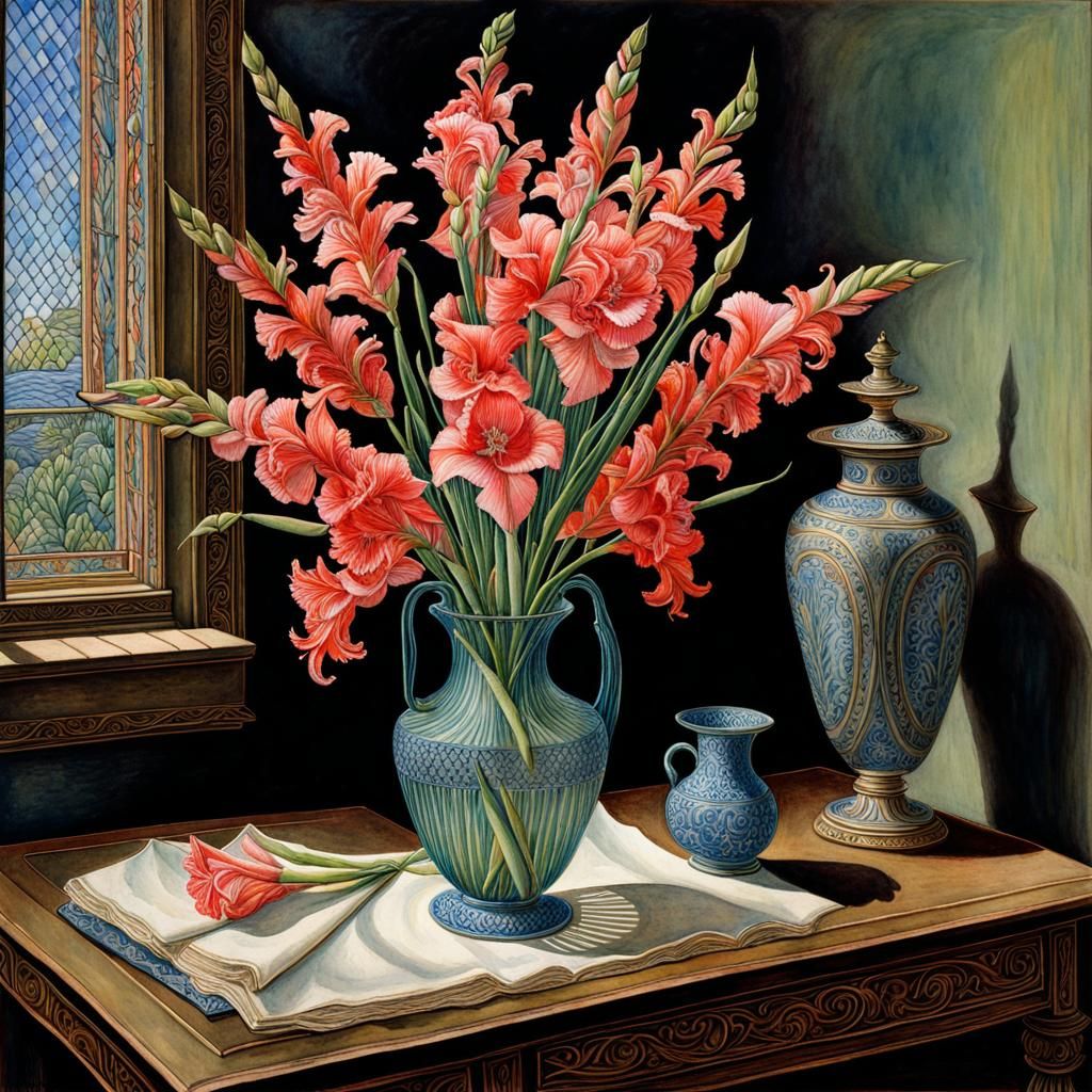 gothic still life - AI Generated Artwork - NightCafe Creator