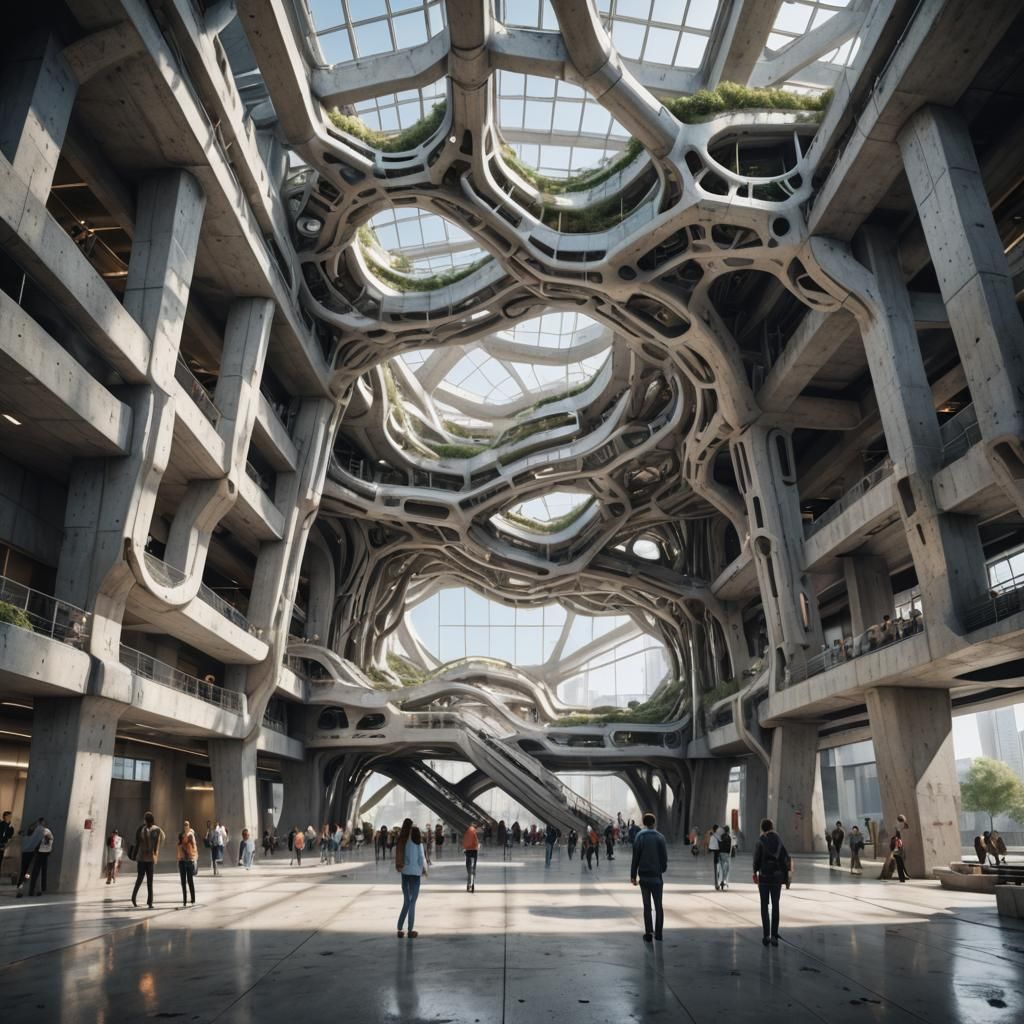 Architectural Visualization - AI Generated Artwork - NightCafe Creator