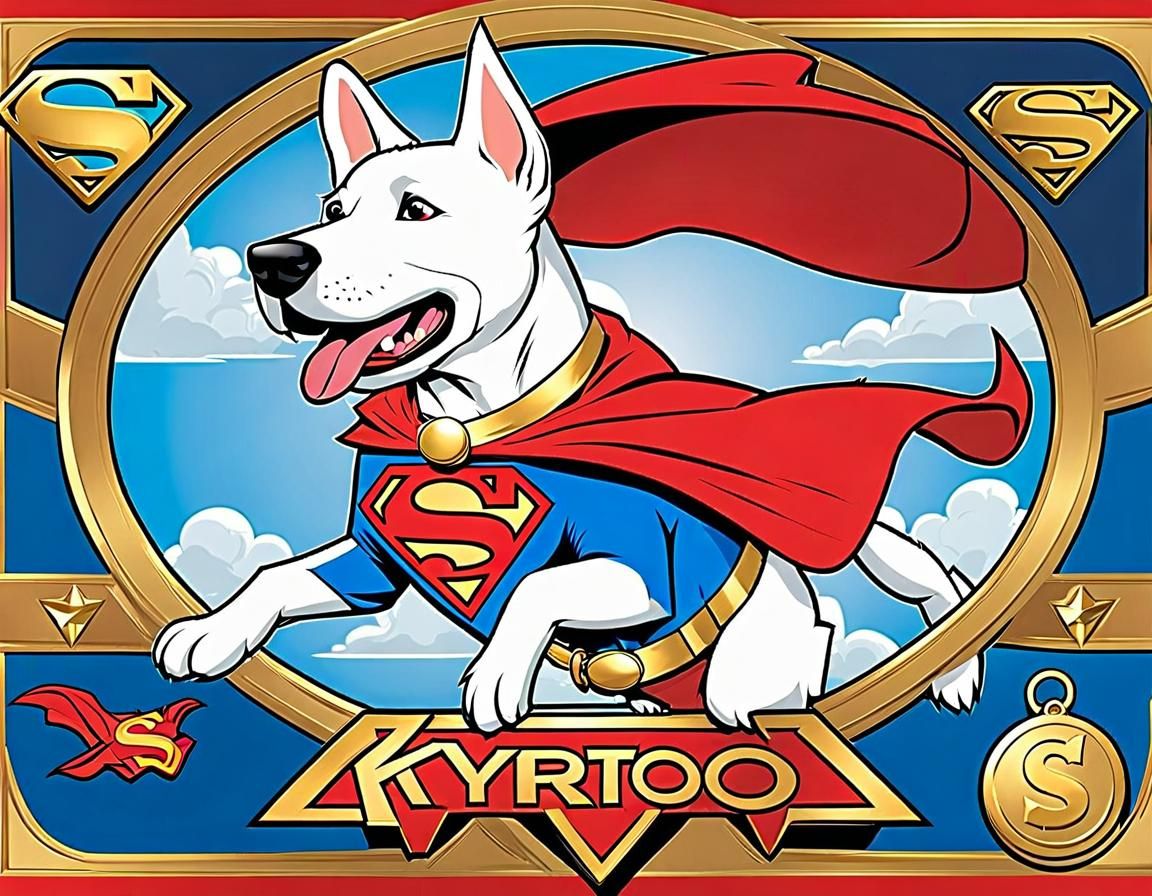 Krypto the Superdog Flies - AI Generated Artwork - NightCafe Creator