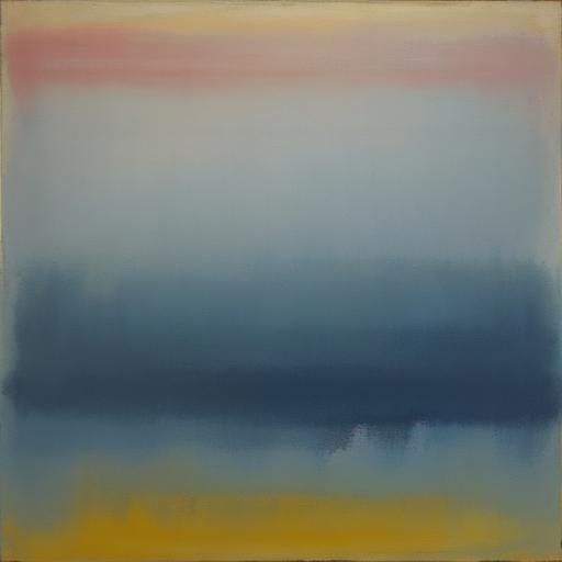Mark Rothko #5 hazy colors oil s misty hues feeling sometimes heavily ...