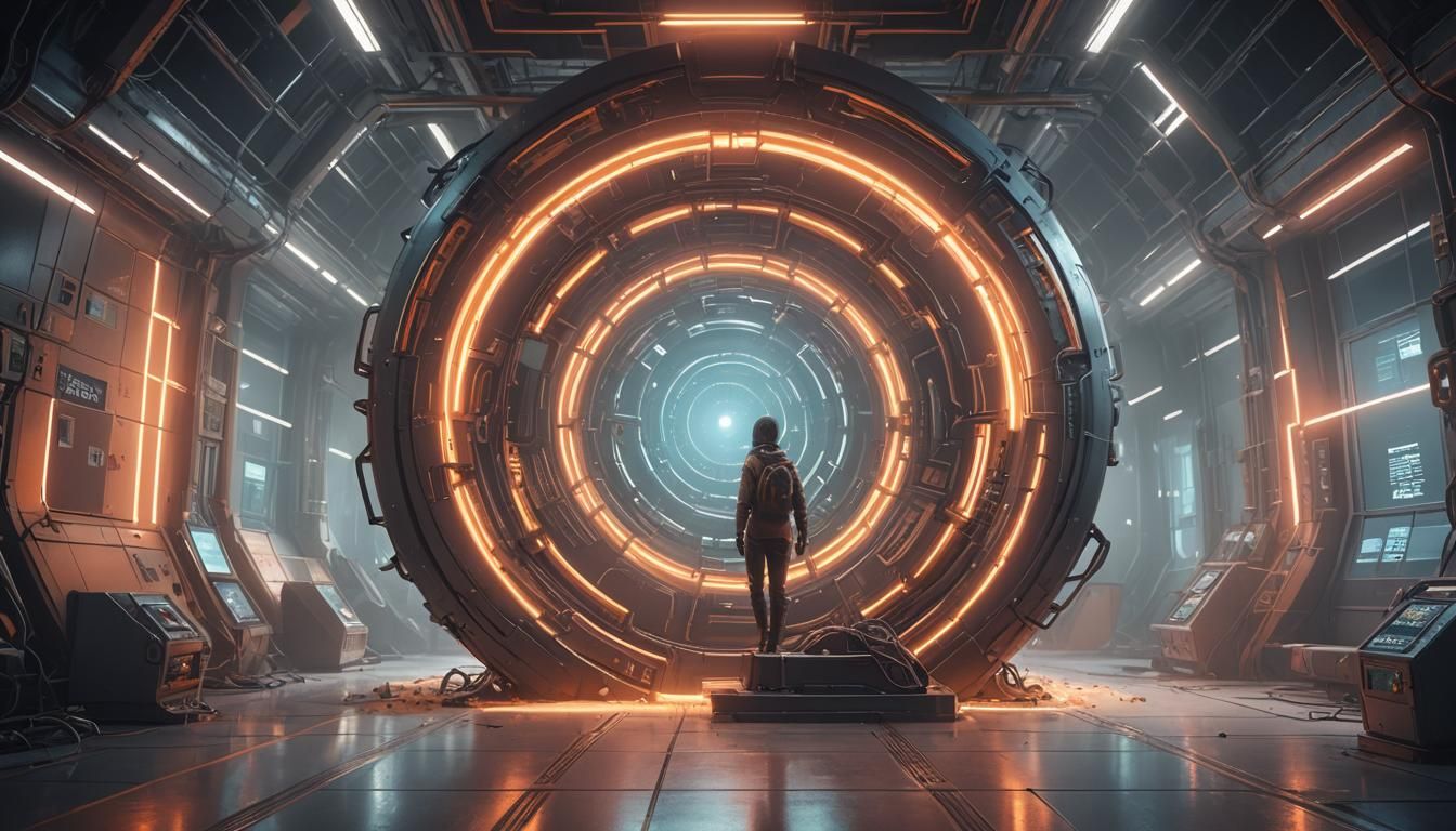 Teleportation Portal - AI Generated Artwork - NightCafe Creator