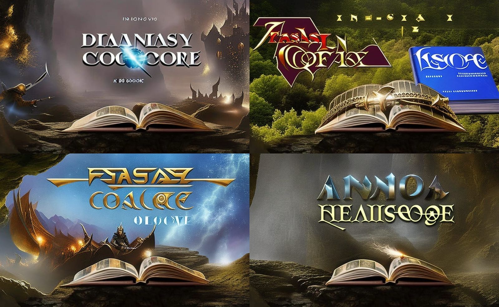 Fantasy book; fantasycore dreamcore - AI Generated Artwork - NightCafe ...