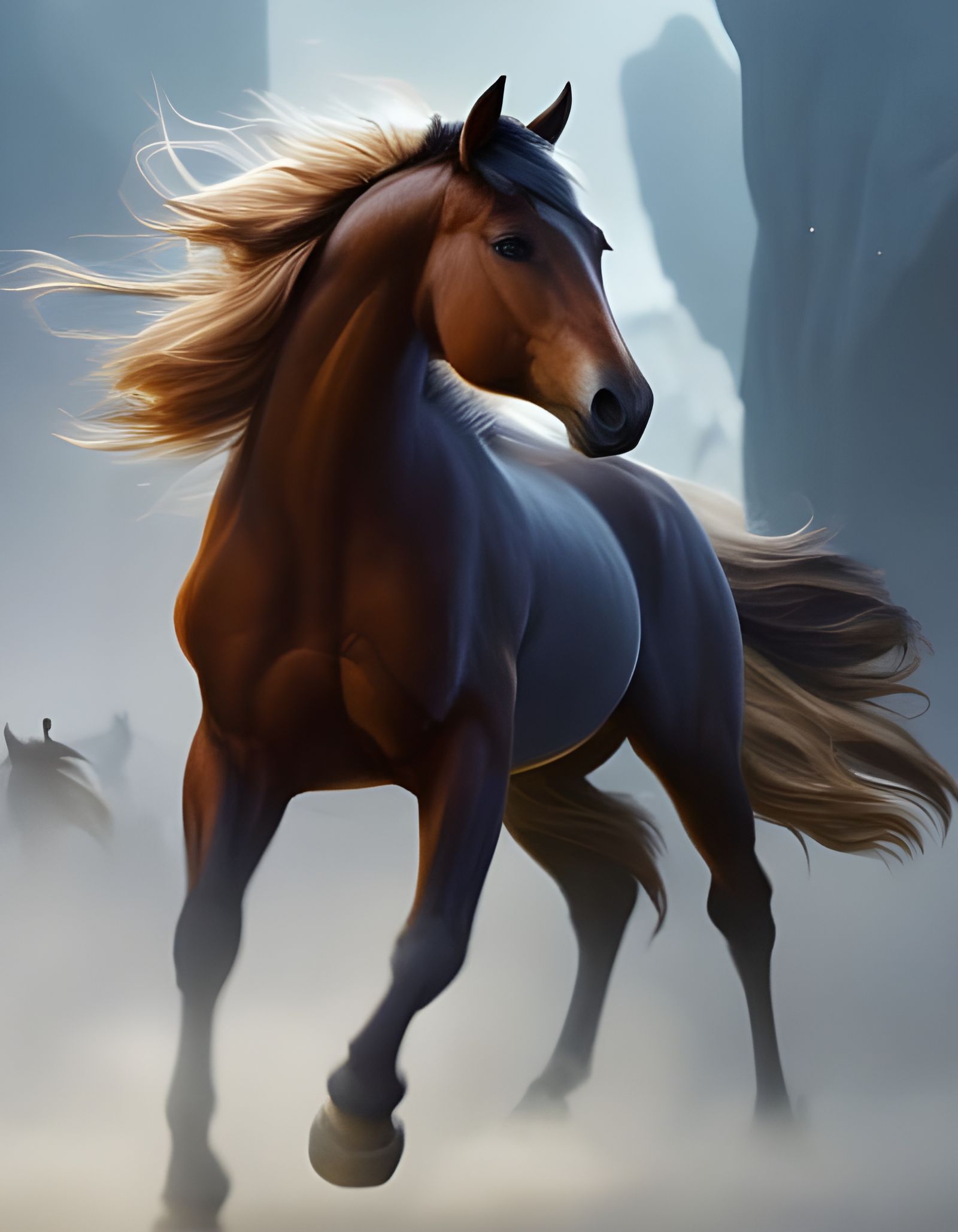 Wild Horse - AI Generated Artwork - NightCafe Creator