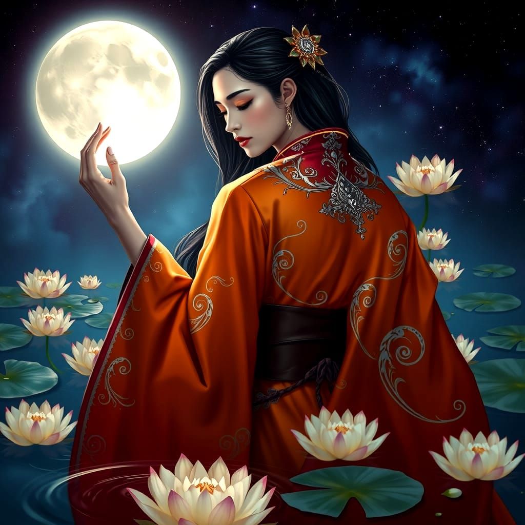 Beautiful moon goddess - Beautiful moon goddess