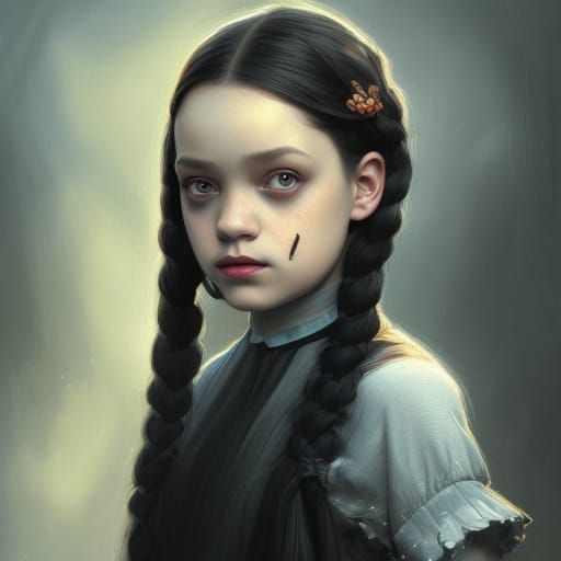 Wednesday or Goody? - AI Generated Artwork - NightCafe Creator