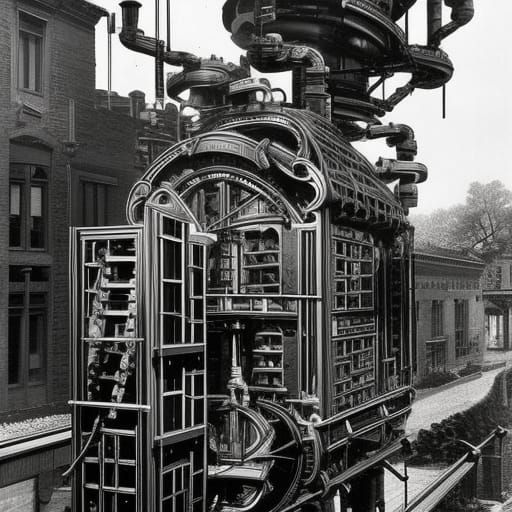 Evolution of the Charles Babbage Difference Engine - AI Generated ...
