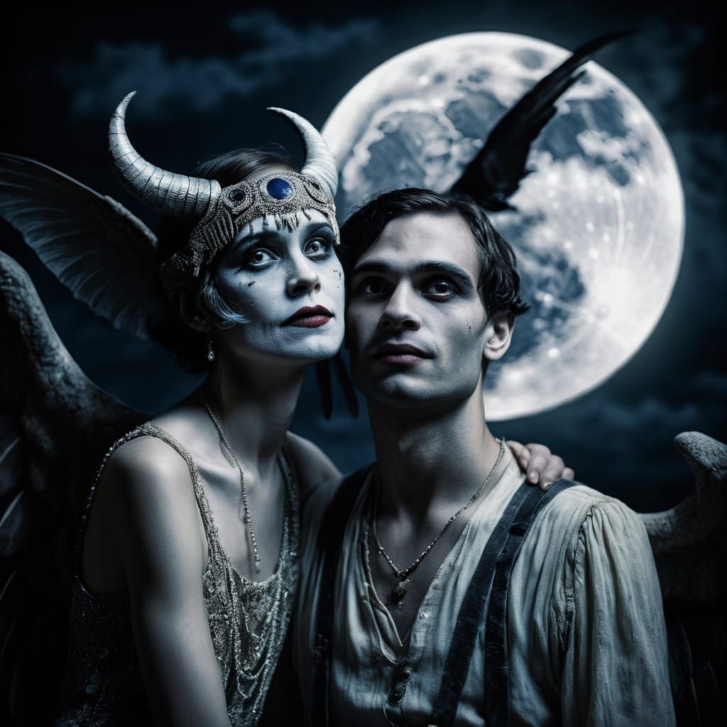 Demonic Flappers In The Moonlight - Demonic Flappers In The ...