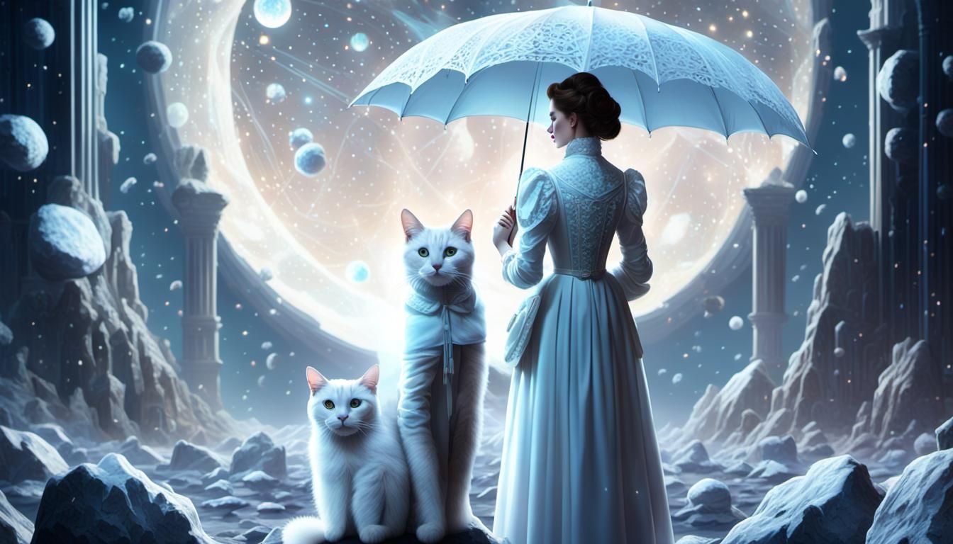 Futuristic Victorian Utopia with Quantum Lady and ... - AI Art