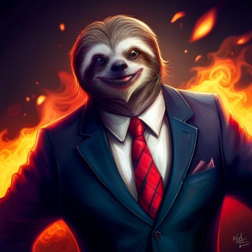Mr. Sloth - AI Generated Artwork - NightCafe Creator
