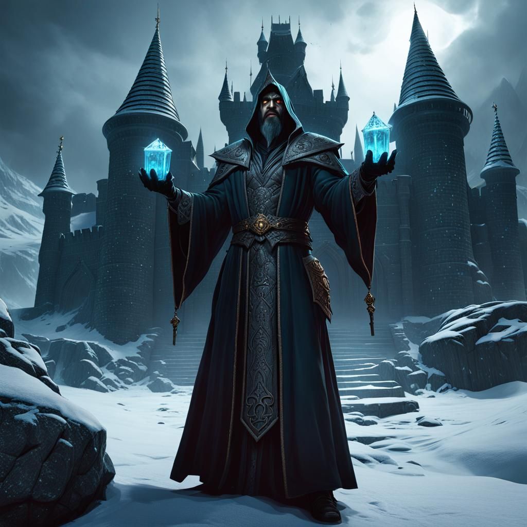 Ice Mage - AI Generated Artwork - NightCafe Creator