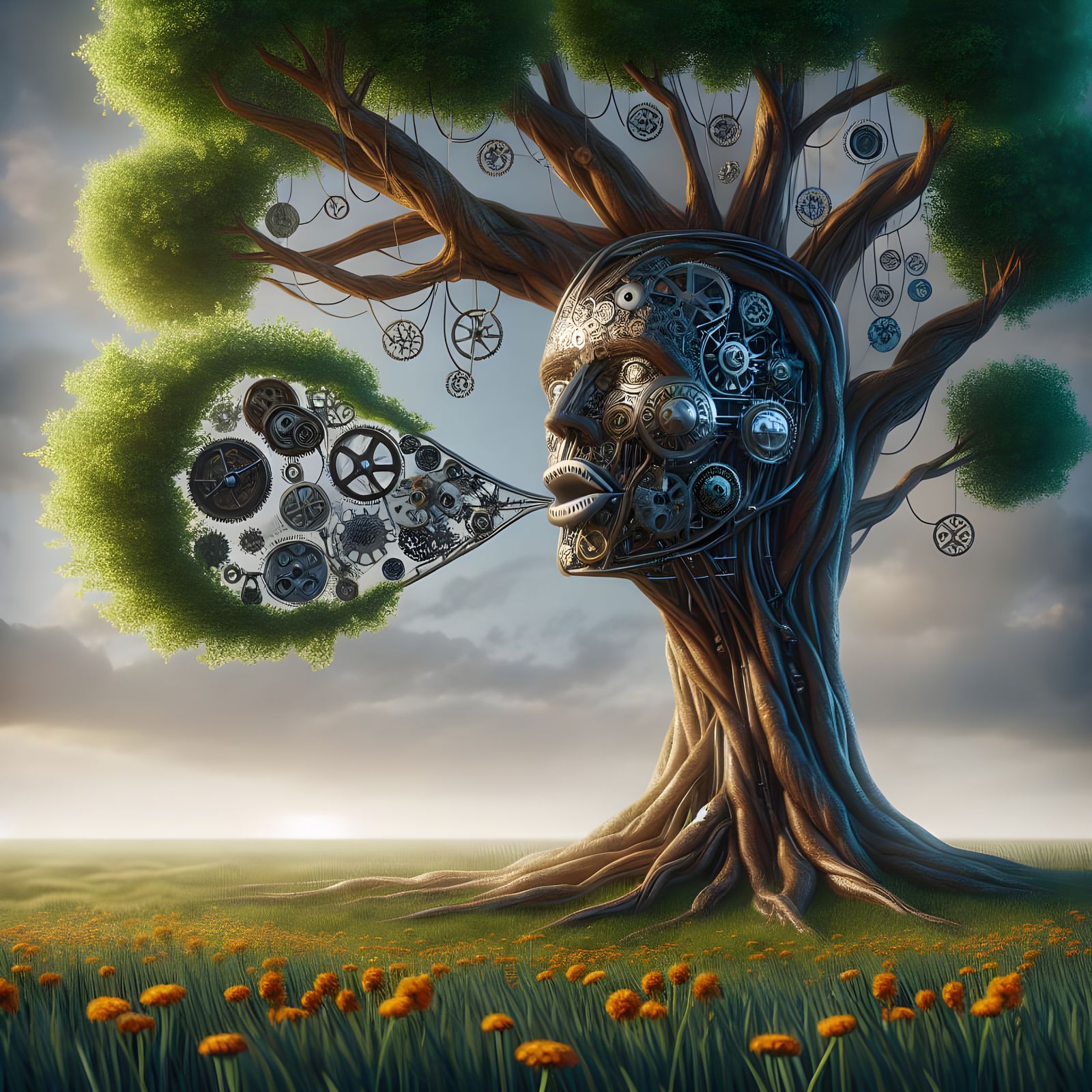 mechanical botanical-talking tree - mechanical botanical-tal...