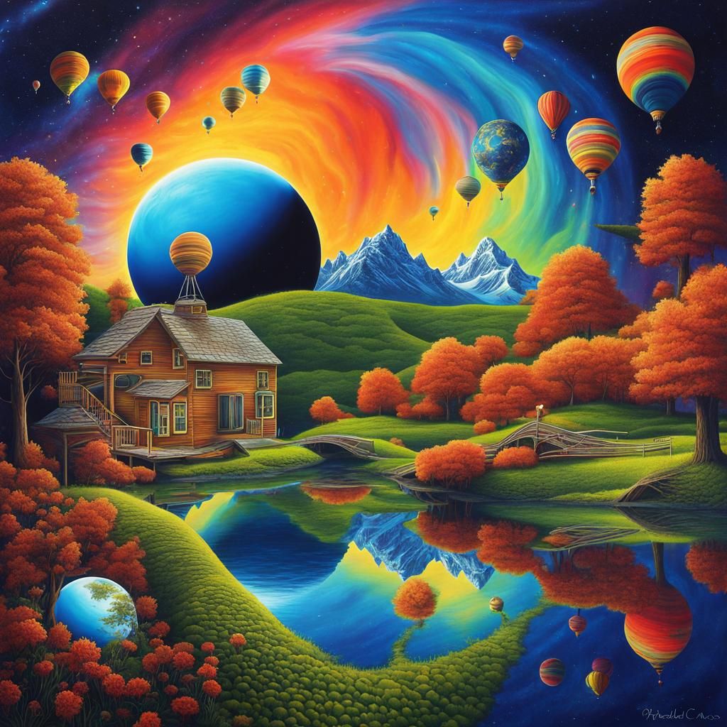 Serendipity surrealism by psychedelic chaos - AI Generated Artwork - NightCafe Creator