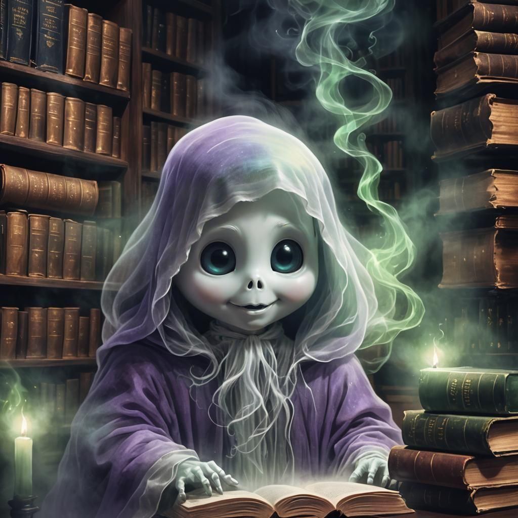 A lil' ghost - AI Generated Artwork - NightCafe Creator