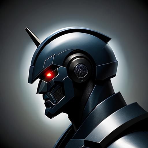 Generic Robot Head, Profile View - AI Generated Artwork - NightCafe Creator