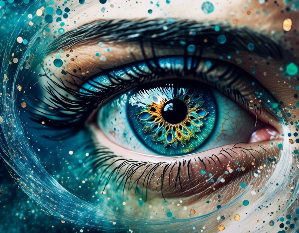 Human eye macro - AI Generated Artwork - NightCafe Creator