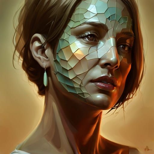 Shattered Masks - we all wear one! - AI Generated Artwork - NightCafe ...