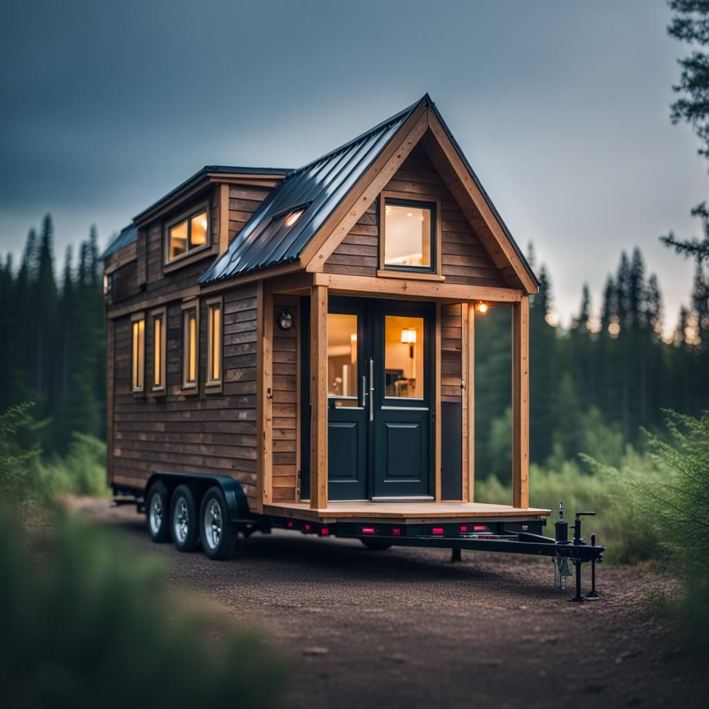 Tiny house - AI Generated Artwork - NightCafe Creator