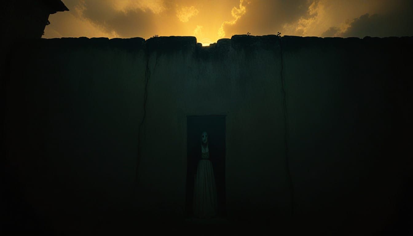 Bulwark of Limbo - Ethereal Ghost Cornered by a Foreboding W...