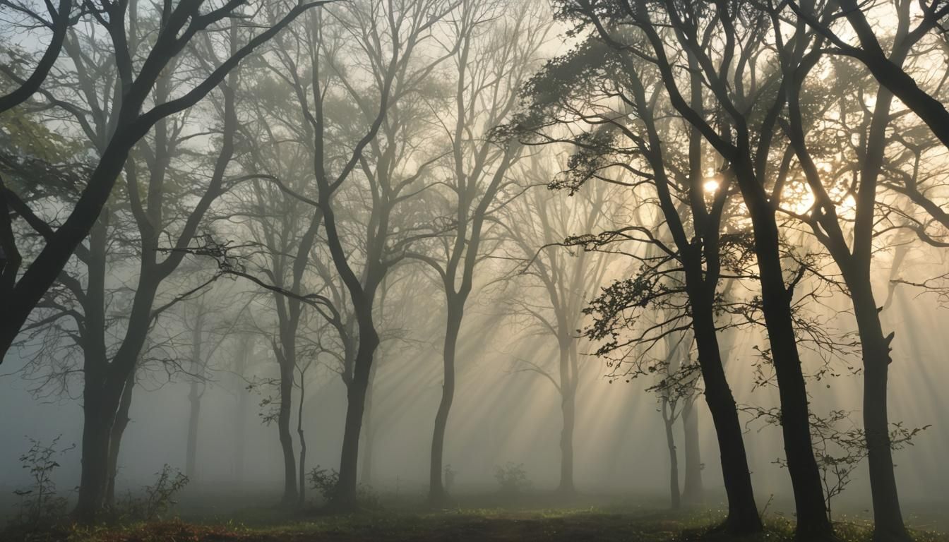 shadows in the fog - AI Generated Artwork - NightCafe Creator