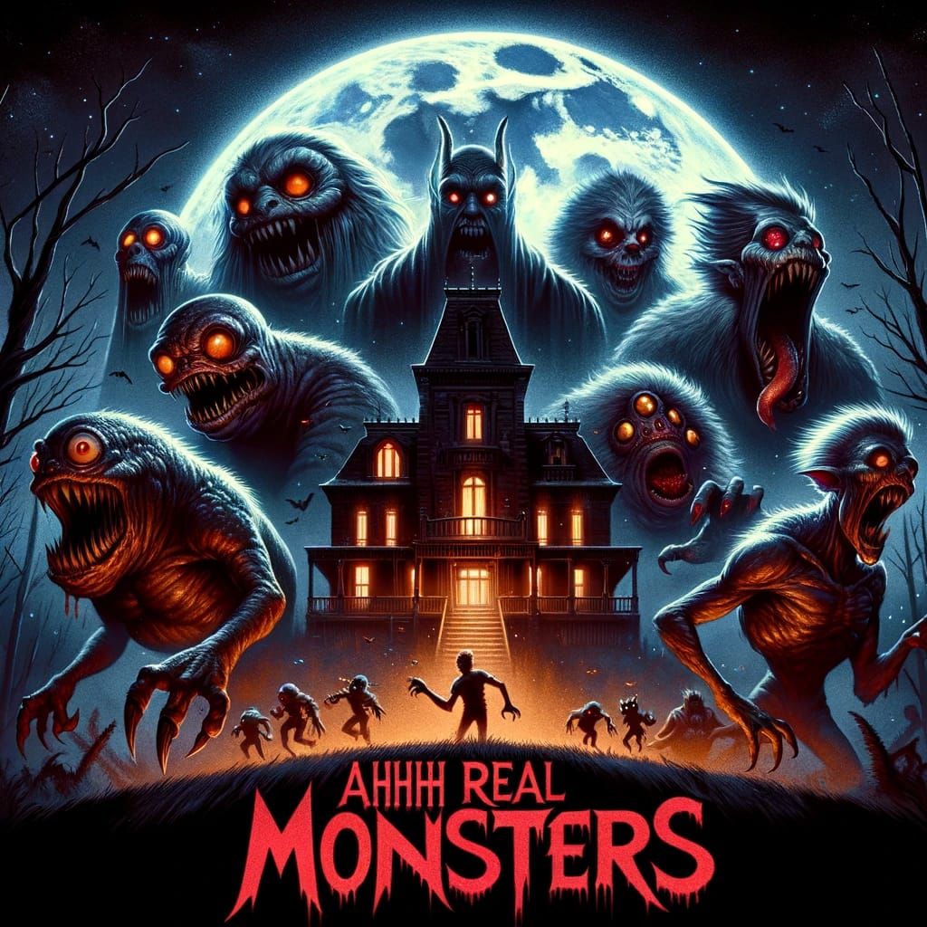 Ahhh! Real Monsters - Poster #2 - AI Generated Artwork - NightCafe Creator