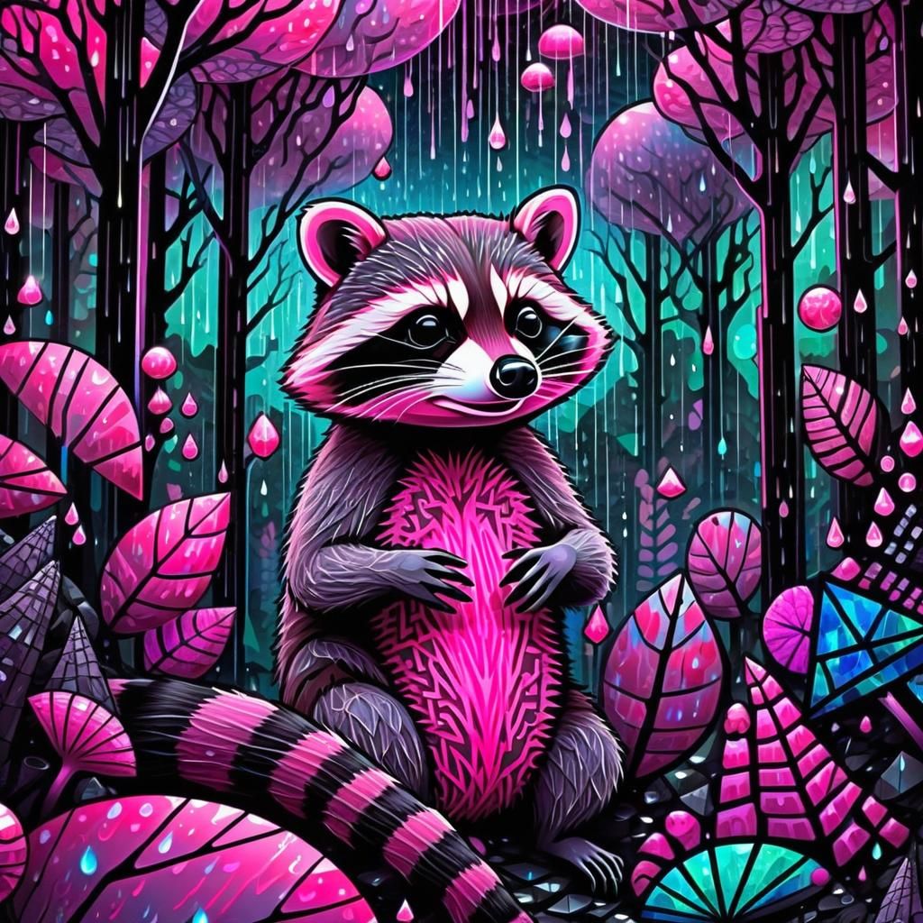 Racoon - AI Generated Artwork - NightCafe Creator