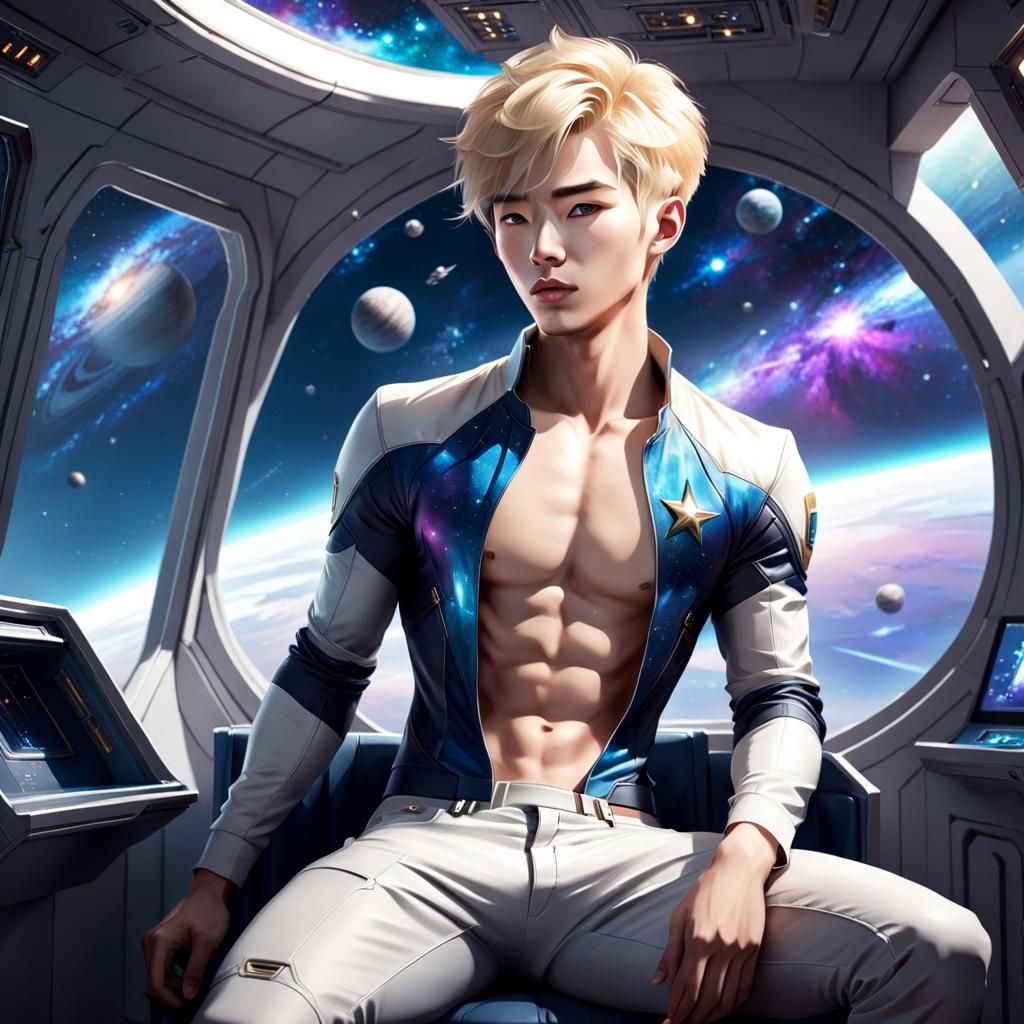 In a spaceship - AI Generated Artwork - NightCafe Creator