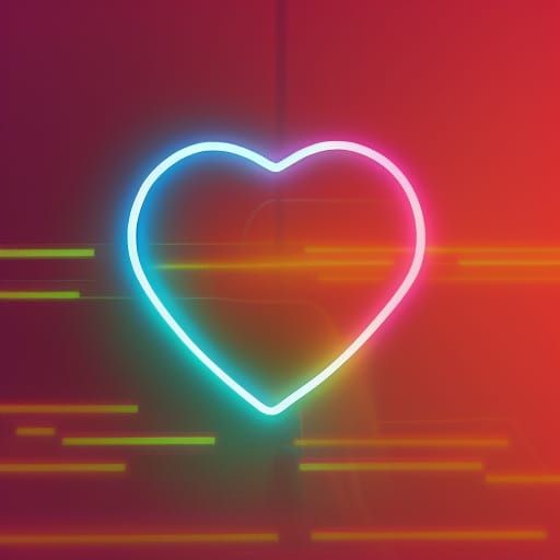 Heartwaves - AI Generated Artwork - NightCafe Creator