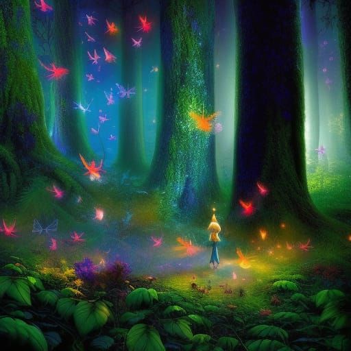 Curious Faeries - AI Generated Artwork - NightCafe Creator