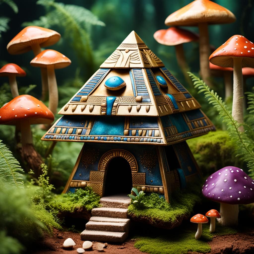 Pyramide. - AI Generated Artwork - NightCafe Creator