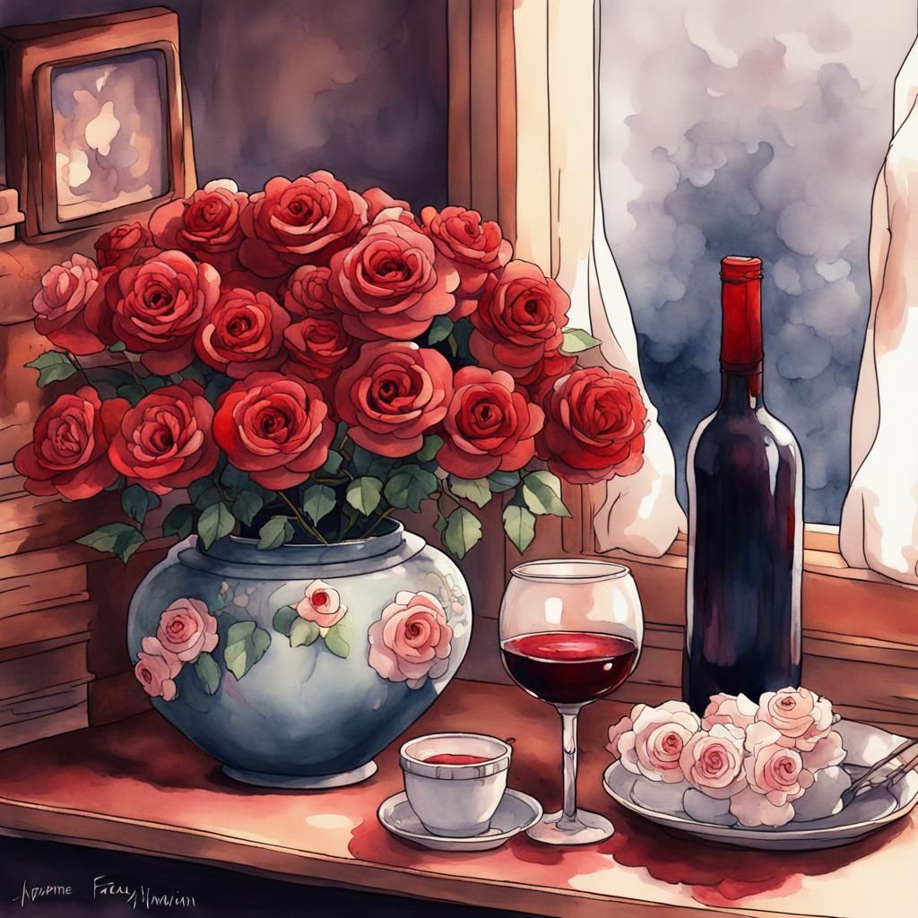Roses 🌹 - AI Generated Artwork - NightCafe Creator