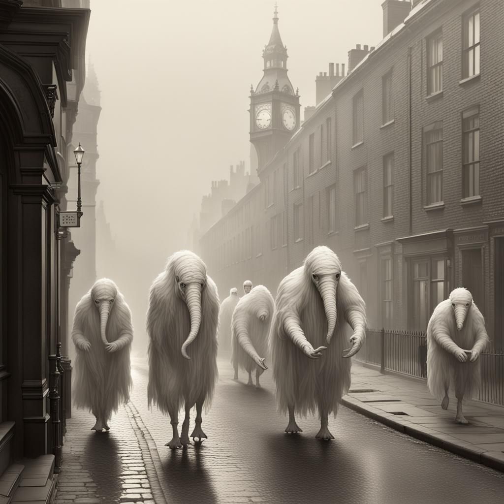 Extinct Series: London 1800 - AI Generated Artwork - NightCafe Creator