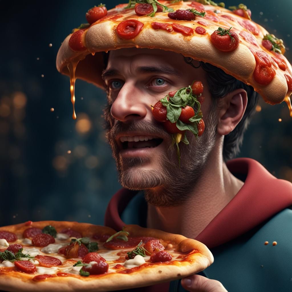 Pizza is life - AI Generated Artwork - NightCafe Creator