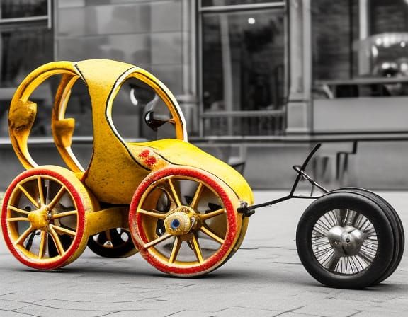 The Pear Car !!! - AI Generated Artwork - NightCafe Creator