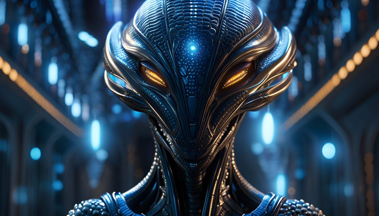 silicon-based alien - AI Generated Artwork - NightCafe Creator