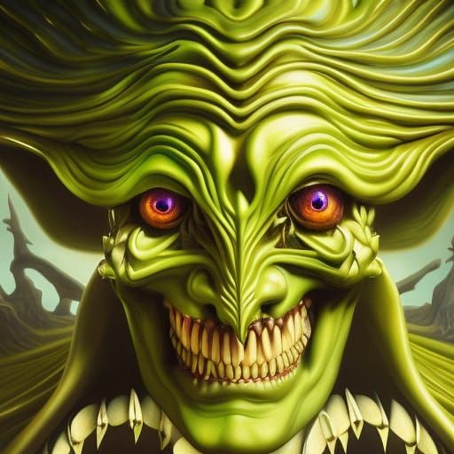 An insanely hyperdetailed whimsical fantasical portrait painting of a ...