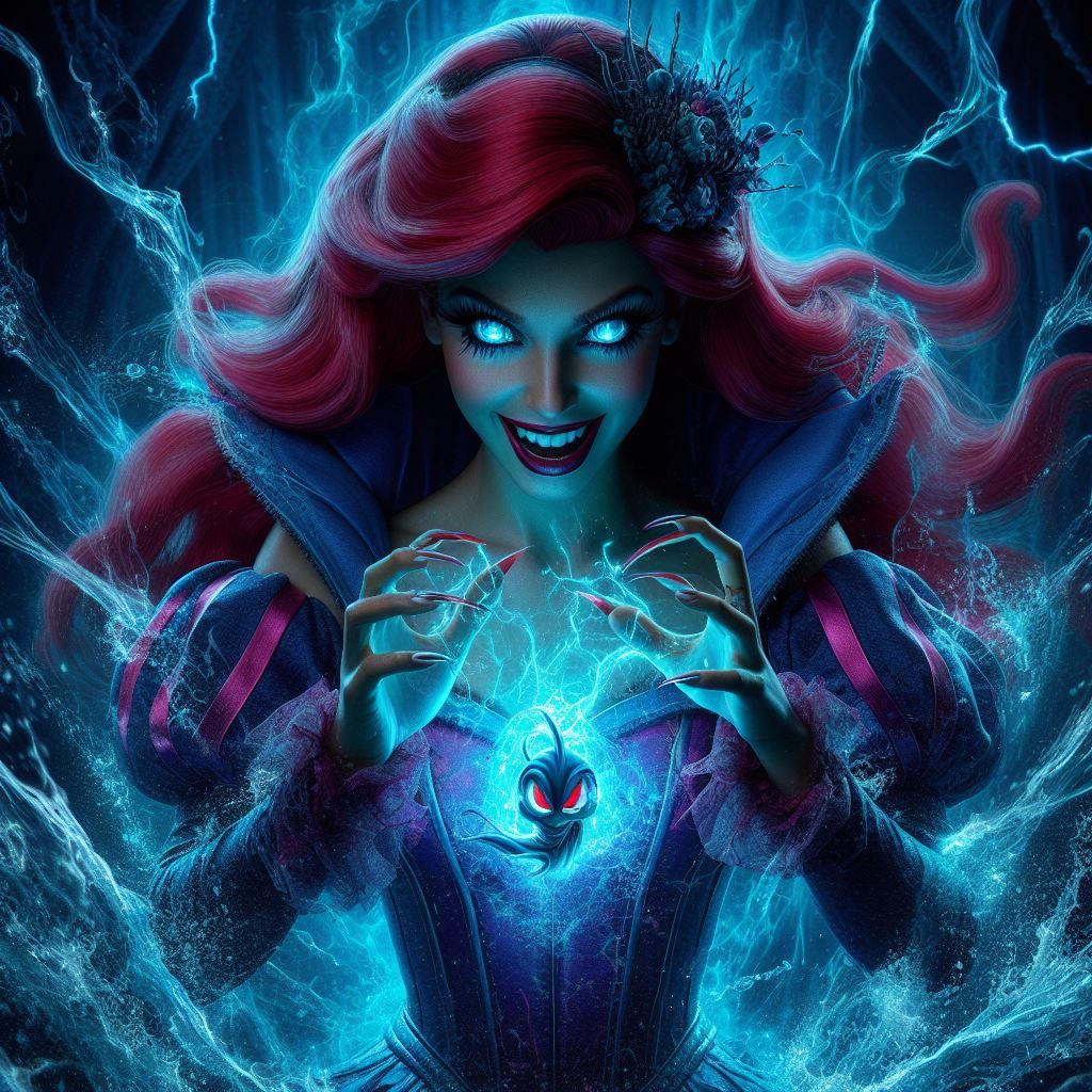 Evil Queen Ariel - AI Generated Artwork - NightCafe Creator