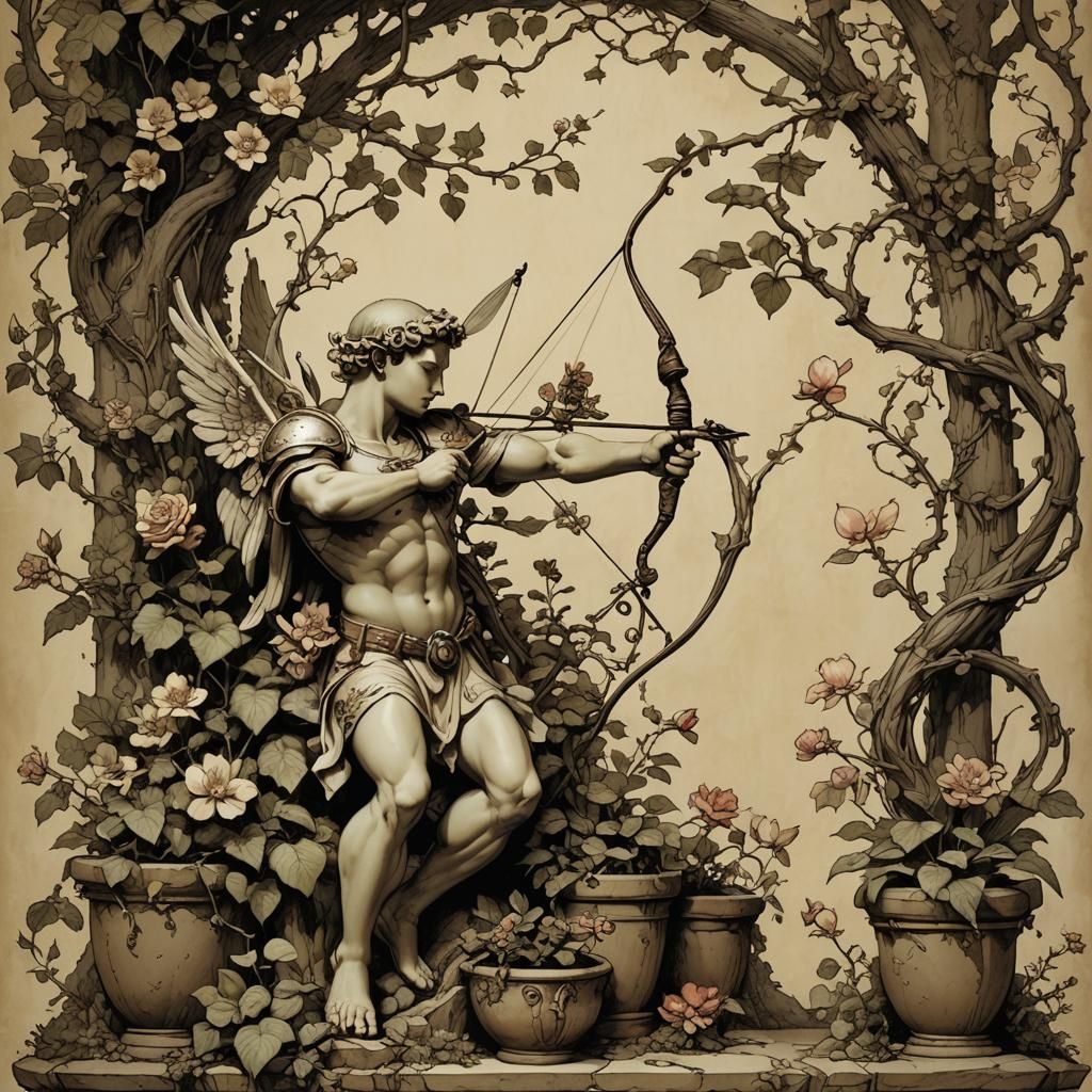 Cupid (god of romance) - AI Generated Artwork - NightCafe Creator