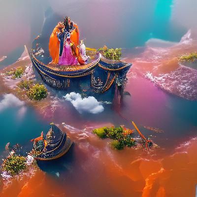 lord ram ji and sita ji - AI Generated Artwork - NightCafe Creator