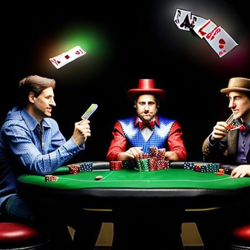 wizards playing poker - AI Generated Artwork - NightCafe Creator